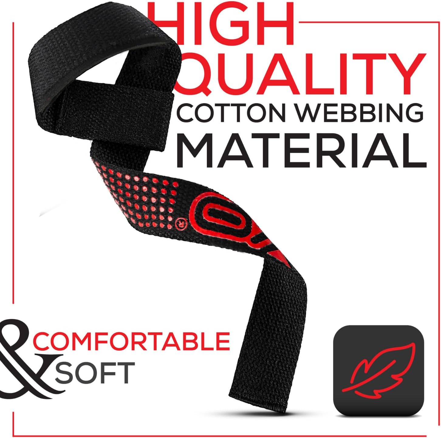 Anti-Slip Weight Lifting Straps – Gel Padded Wrist Support for Men & W ...