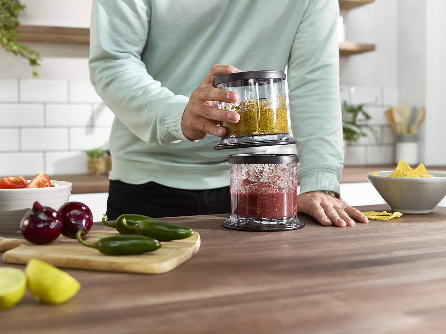 Ninja Professional Chopper NJ1002UKBK – 200W Compact Stackable Food Ch ...