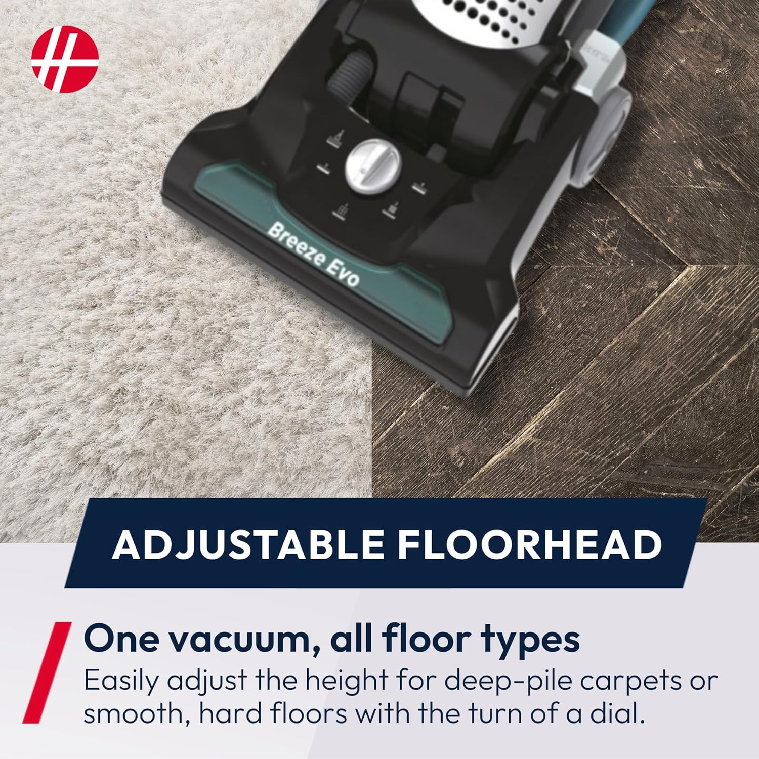 Hoover Breeze Evo Pets Upright Vacuum Cleaner Black/Turquoise 850W ...