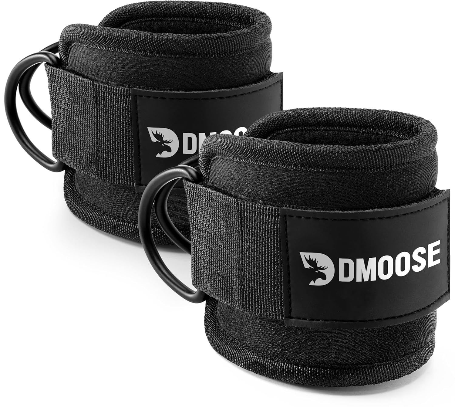 Ankle Straps for Cable Machines – Padded Gym Straps for Glutes, Legs ...
