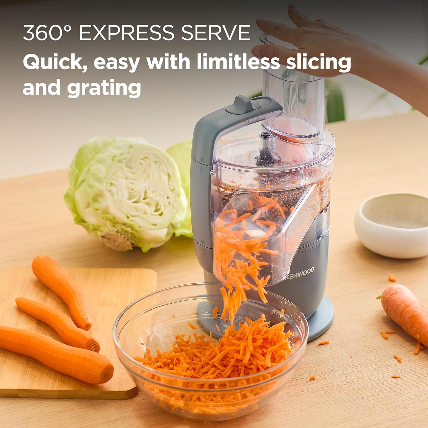 Kenwood MultiPro Go Food Processor – 650W, 1.3L Bowl, Chop, Slice & Gr ...