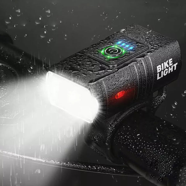 Mountain Bike LED Lights Set – USB Rechargeable Front & Rear Bicycle T ...